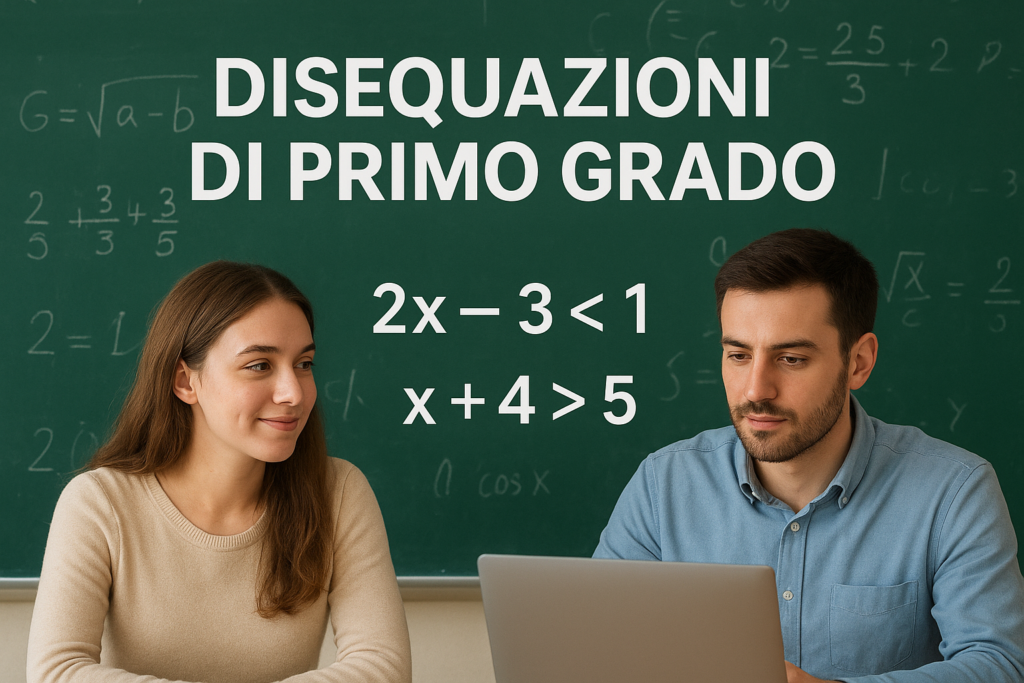 Disequazioni di primo grado - matematica24.it